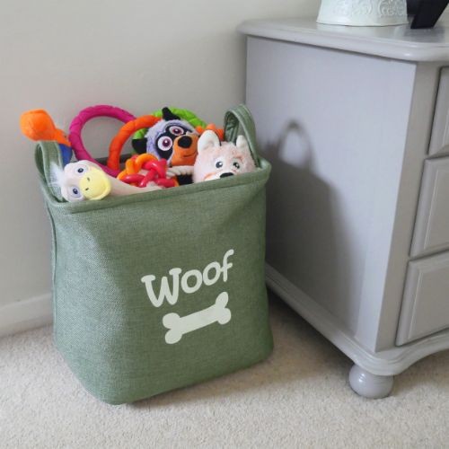Canvas toy basket store