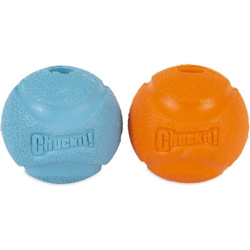 Orange and blue dog ball store