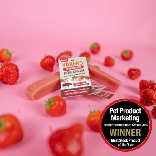 Yakers X-Large Himalayan Dog Chew Strawberry | YAKERS | Pets & Friends