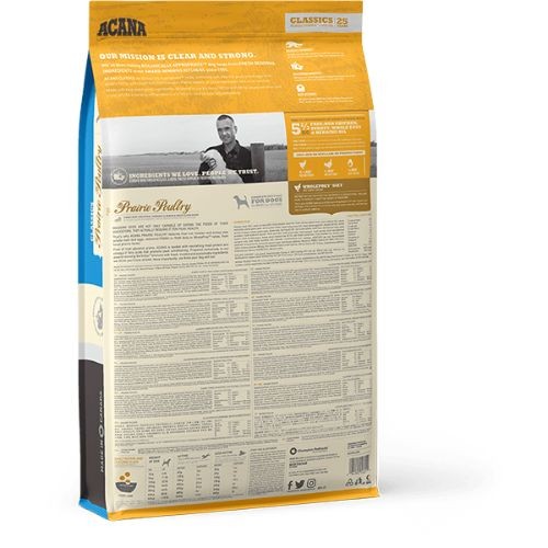 Acana All Breeds & Life Stage Classics Prairie Poultry Dry Dog Food 9.7kg | Acana | Pets & Friends