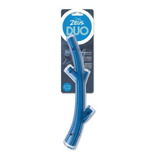 Zeus Blue Duo Stick Bacon Flavour Dog Toy - 30cm | Zeus | Pets & Friends